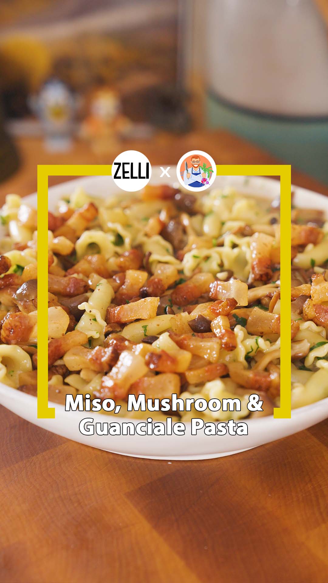 Zelli Miso Mushroom Guanciale Pasta – ZelliPasta