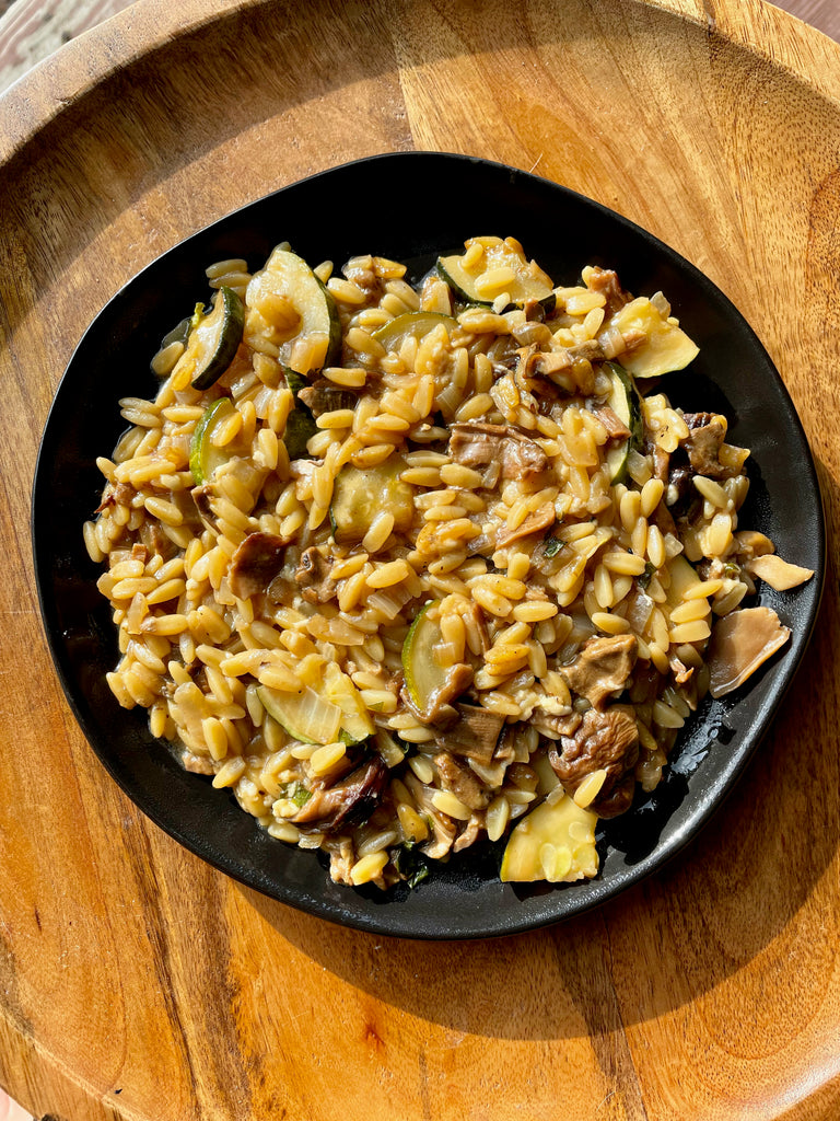 Orzo with Zucchini and Porcini – ZelliPasta