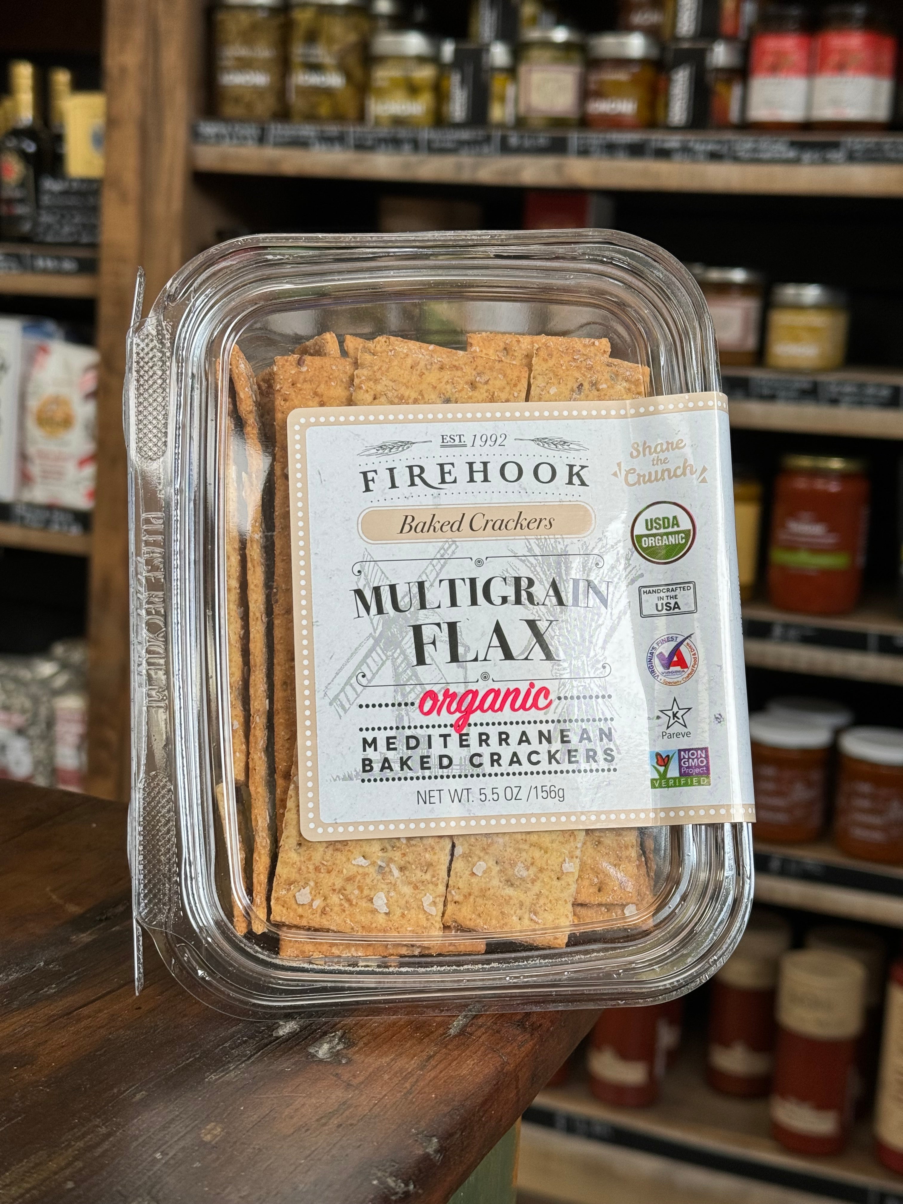 Firehook Multigrain Flax Cracker – ZelliPasta