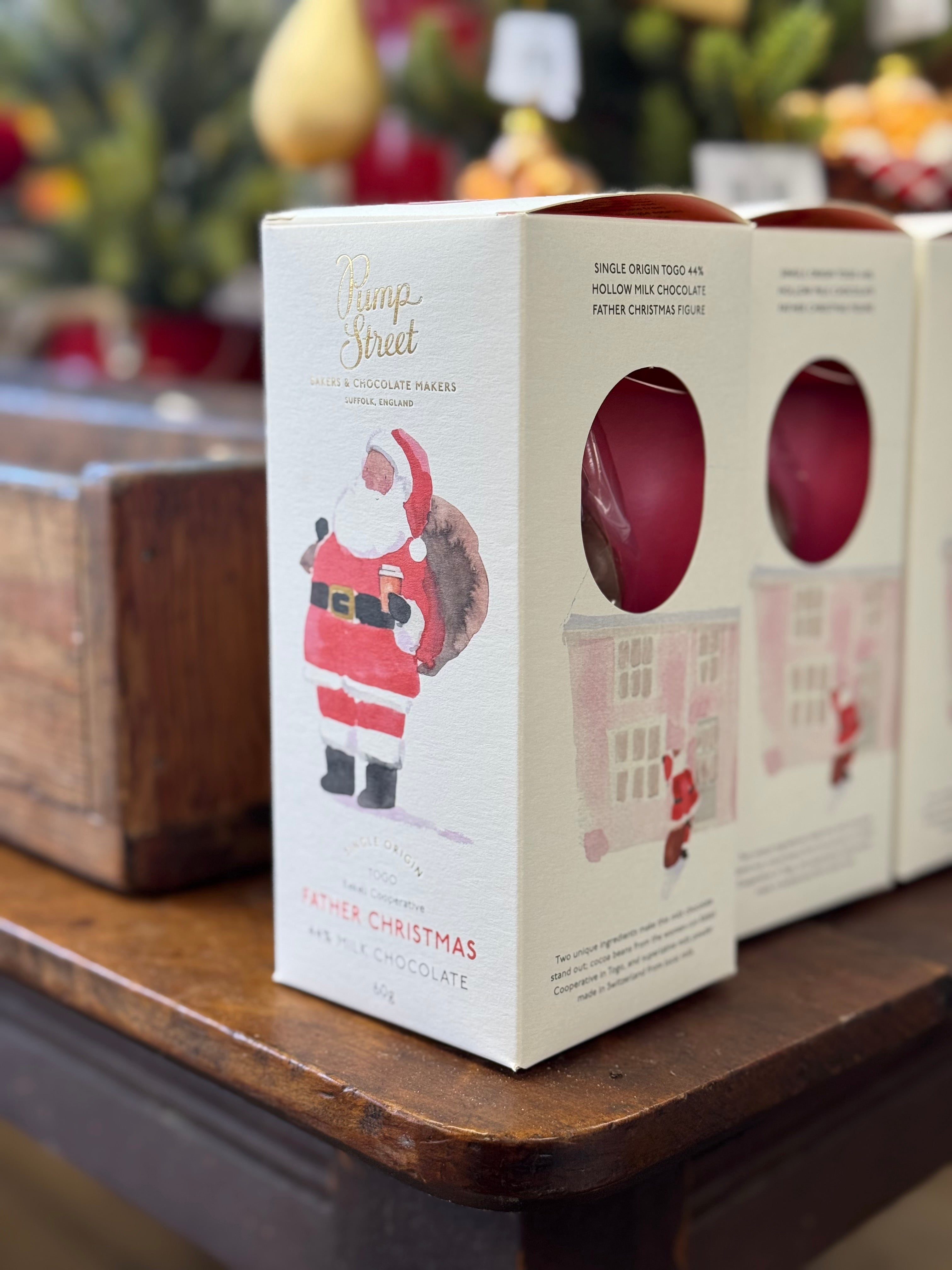 Pump Street Father Christmas- a Chocolate Santa! – ZelliPasta