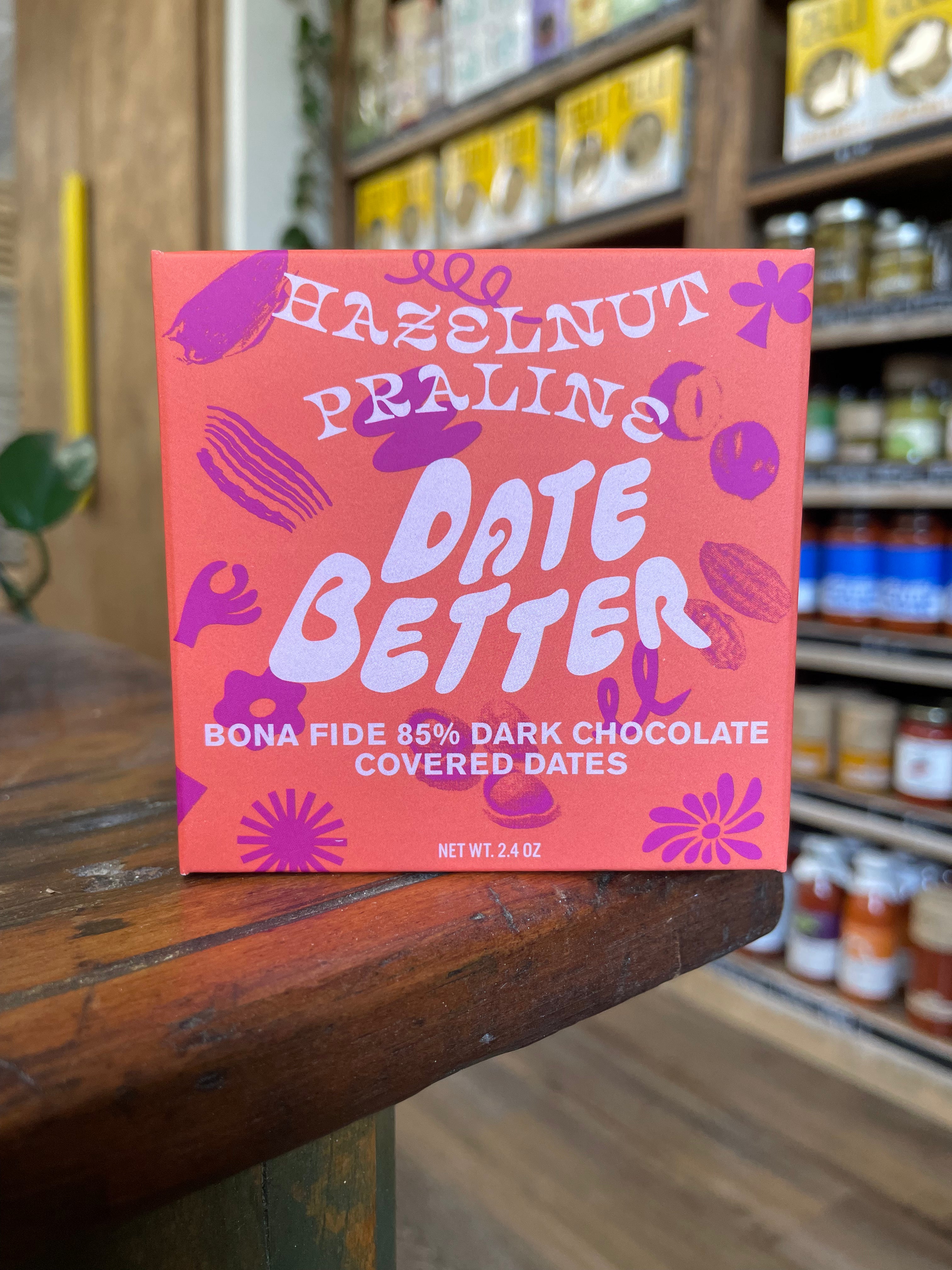 Hazelnut Praline- Chocolate covered dates – ZelliPasta