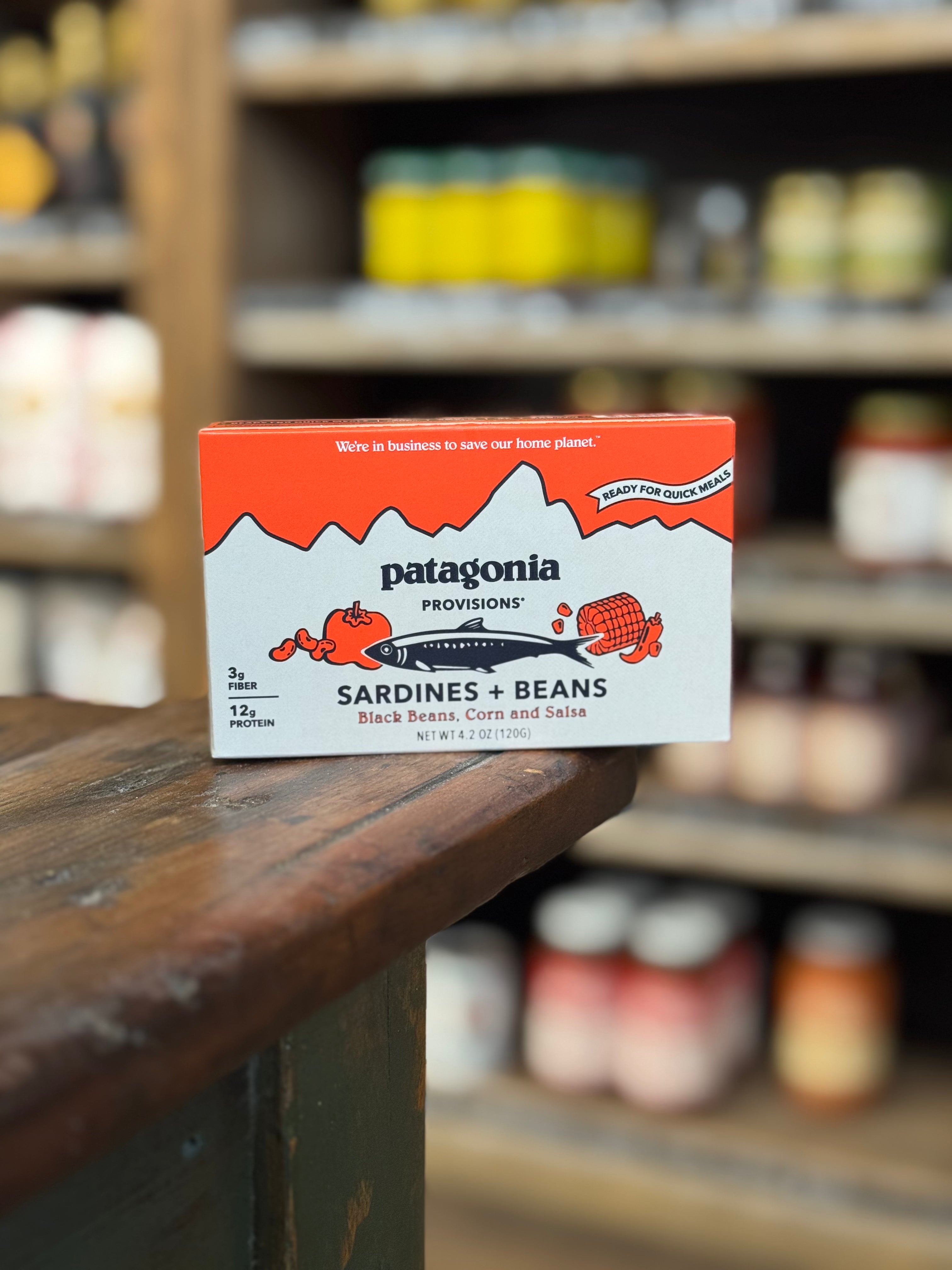 Patagonia Provisions Sardines with Black Beans, Corn & salsa. – ZelliPasta