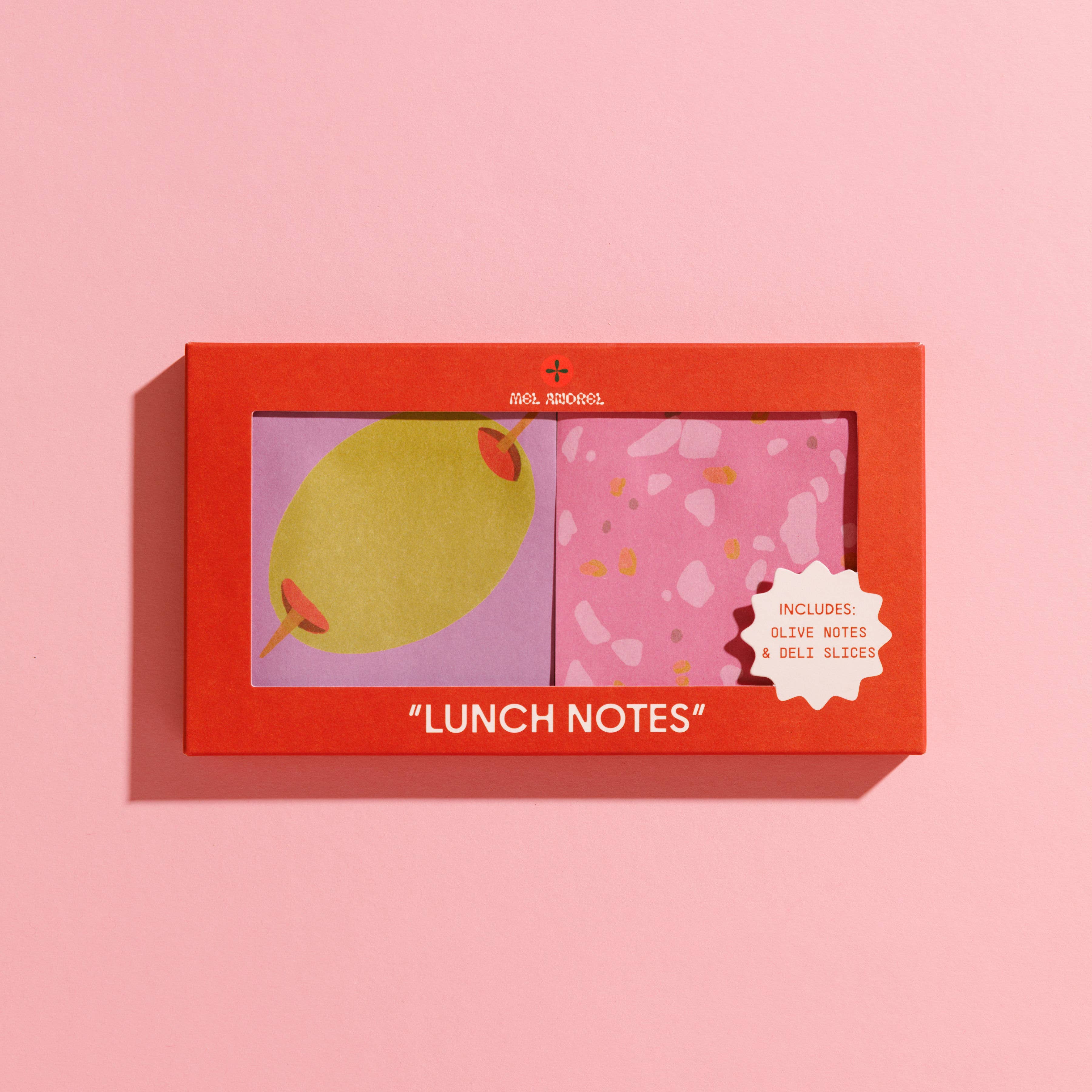 Lunch Notes - Deli + Olive Sticky Note 2 Pack – ZelliPasta