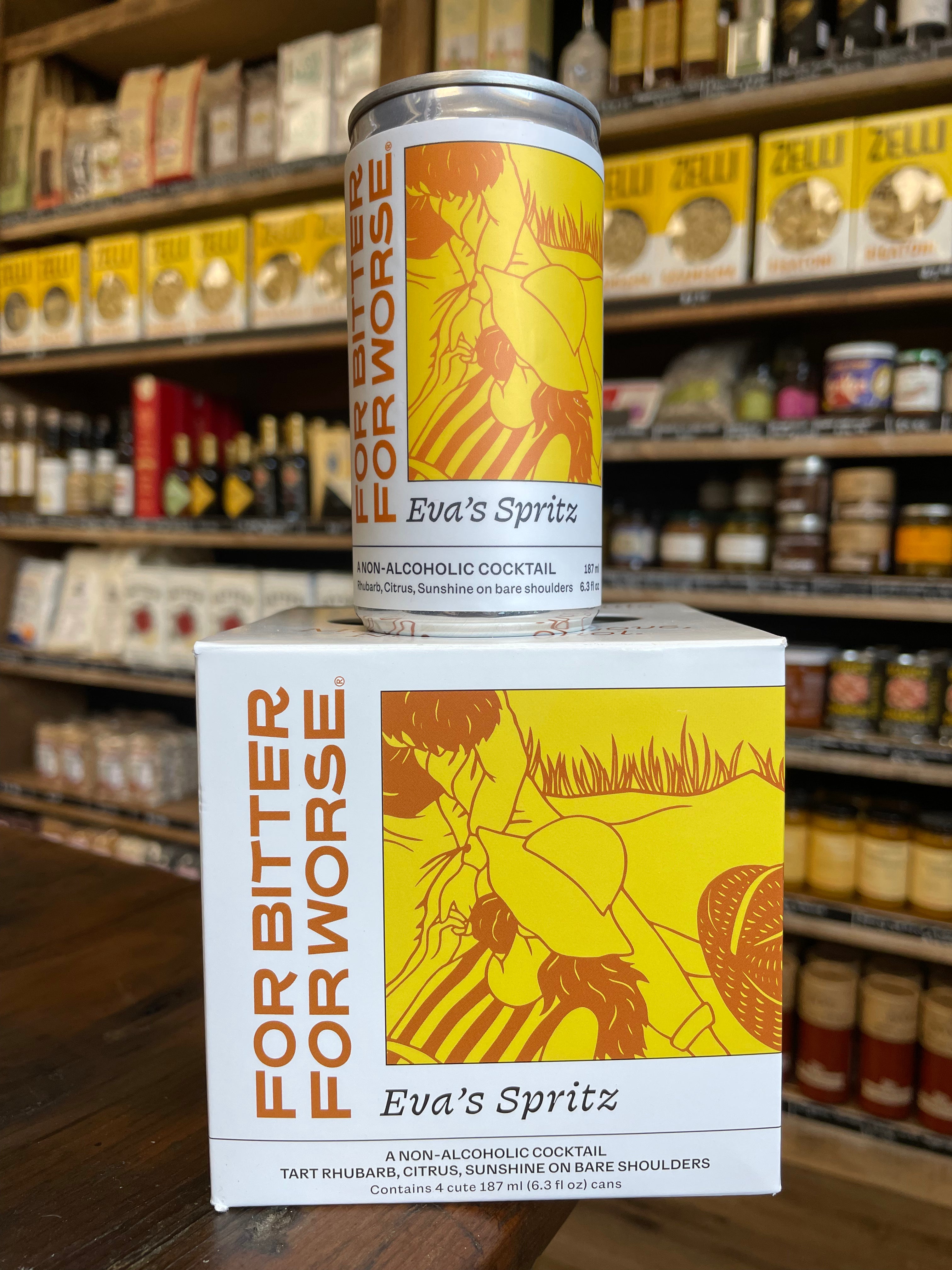 4 pack - Eva's spritz non-alcoholic cocktail – ZelliPasta